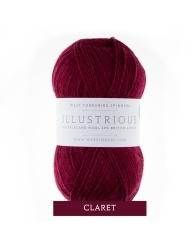 Claret (508) West Yorkshire Spinners Illustrious DK £9.95 - West ...